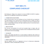 NIST 800-171 Compliance Checklist | CKSS:: Cybersecurity Solutions